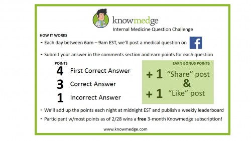 Announcing the Knowmedge Internal Medicine Question Challenge : USMLE ...